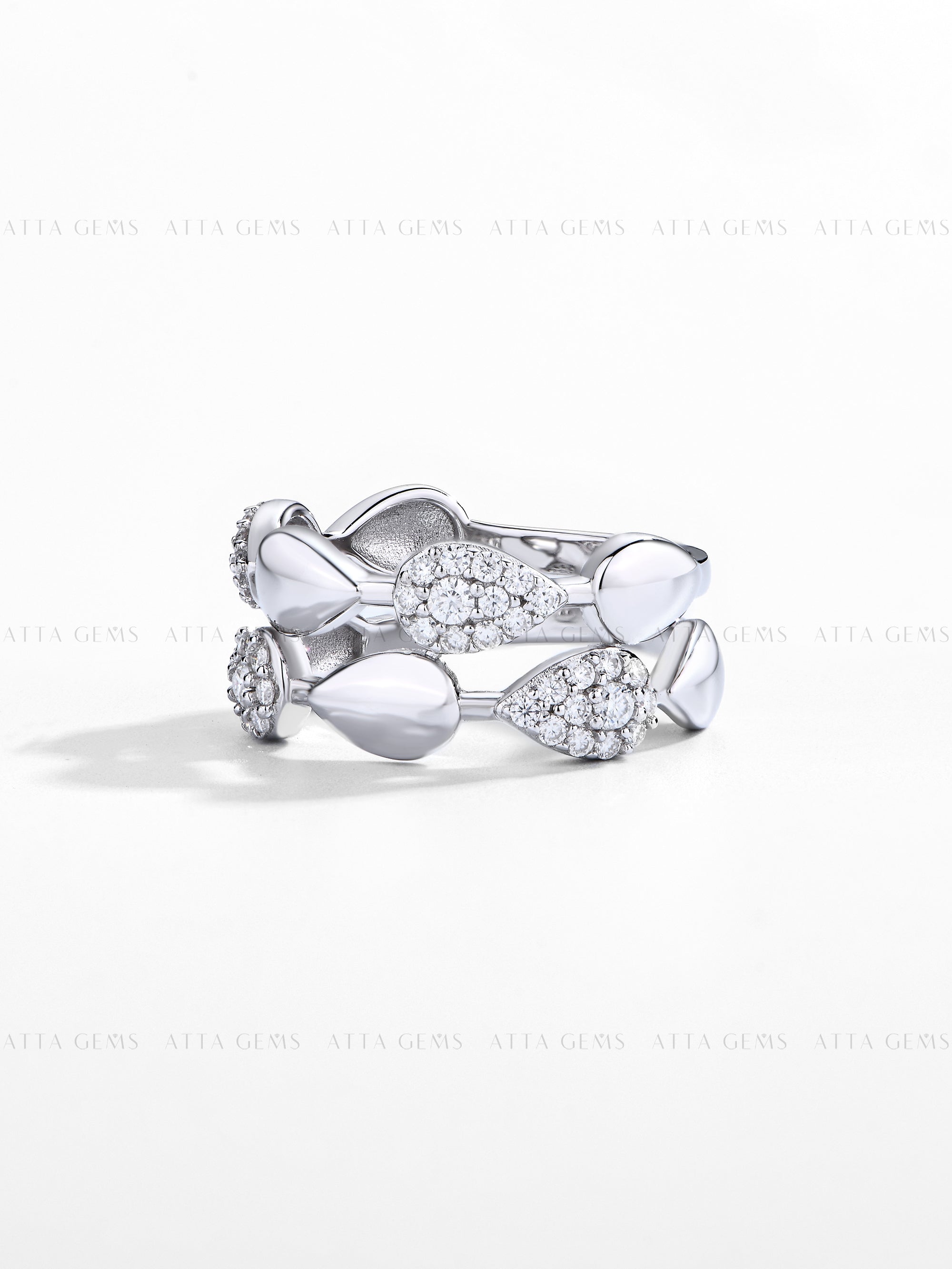 Luxury Tulip Wedding Band – Atta Jewelry